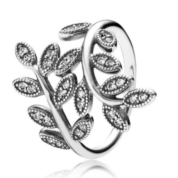 Pandora | Jewelry | Pandora Sparkling Leaf | Poshmark